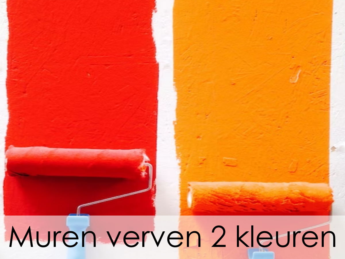 Muren verven 2 kleuren | Redenen, Tips & Stappenplan - 2024