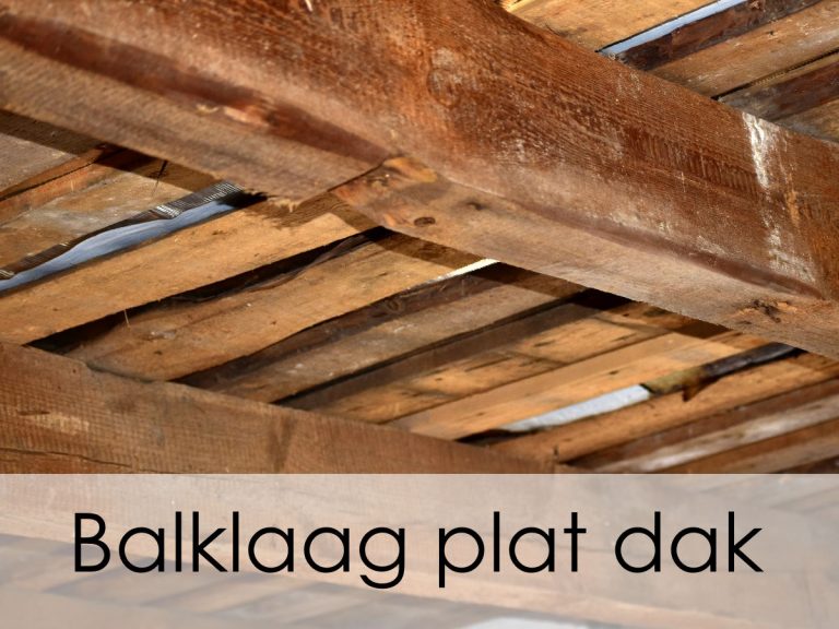 Balklaag plat dak | Opties, isolatie en handige info - 2024