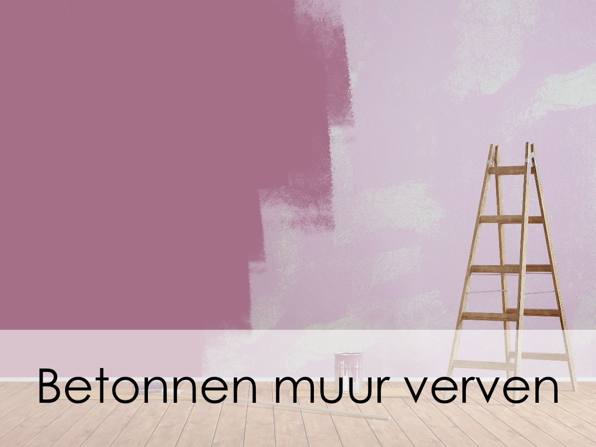 Betonnen muur verven | Bekijk alle tips en mogelijkheden