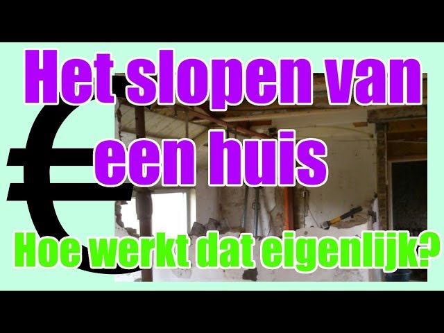 Slopen in huis | Zelf slopen of de klus uitbesteden - 2023