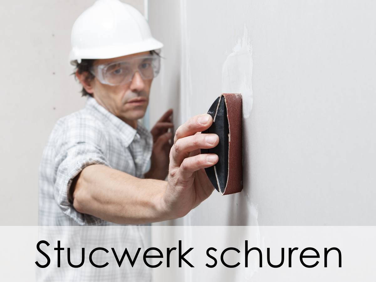 Stucwerk schuren | Verschillende opties, tips en kosten